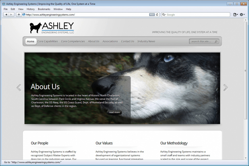 Website Development | Ashley Engineering | MITO Studios