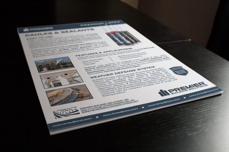 Graphic Design & Print Product Line Flyer Template