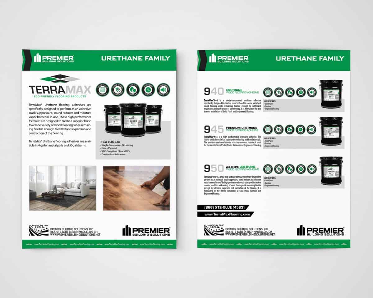 Marketing Materials for TerraMax Wood Flooring Sealants - MITO Studios