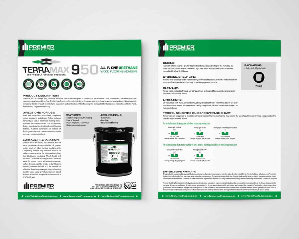 Marketing Materials for TerraMax Wood Flooring Sealants - MITO Studios