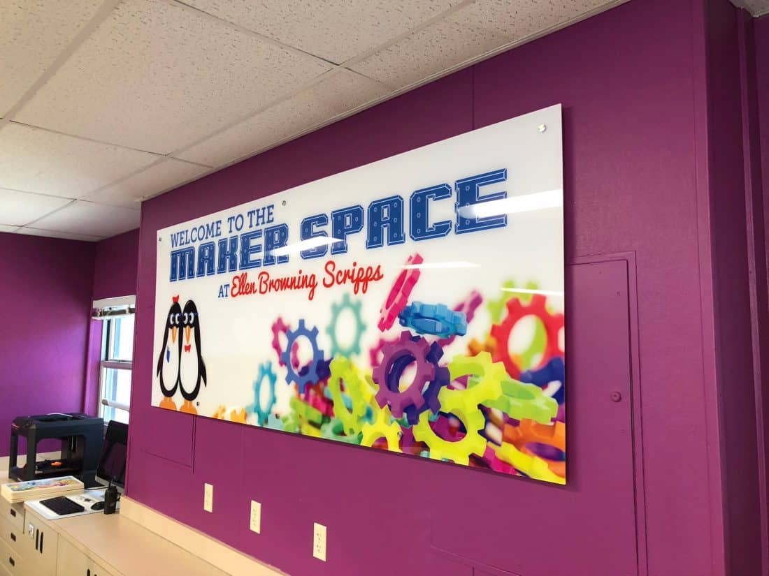 Design & Print Wall Sign for School's STEAM Lab - MITO Studios